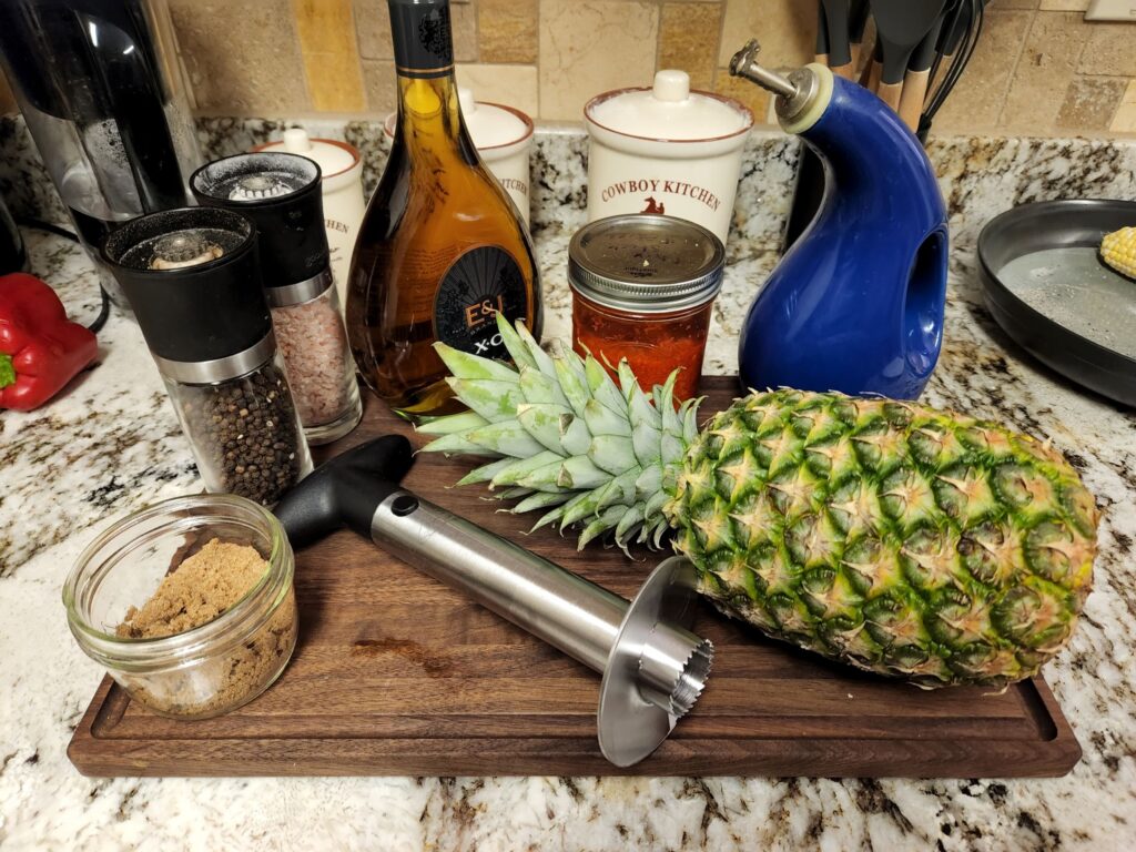 Brandy Marinated Grilled Pineapple – Left Over Ranch