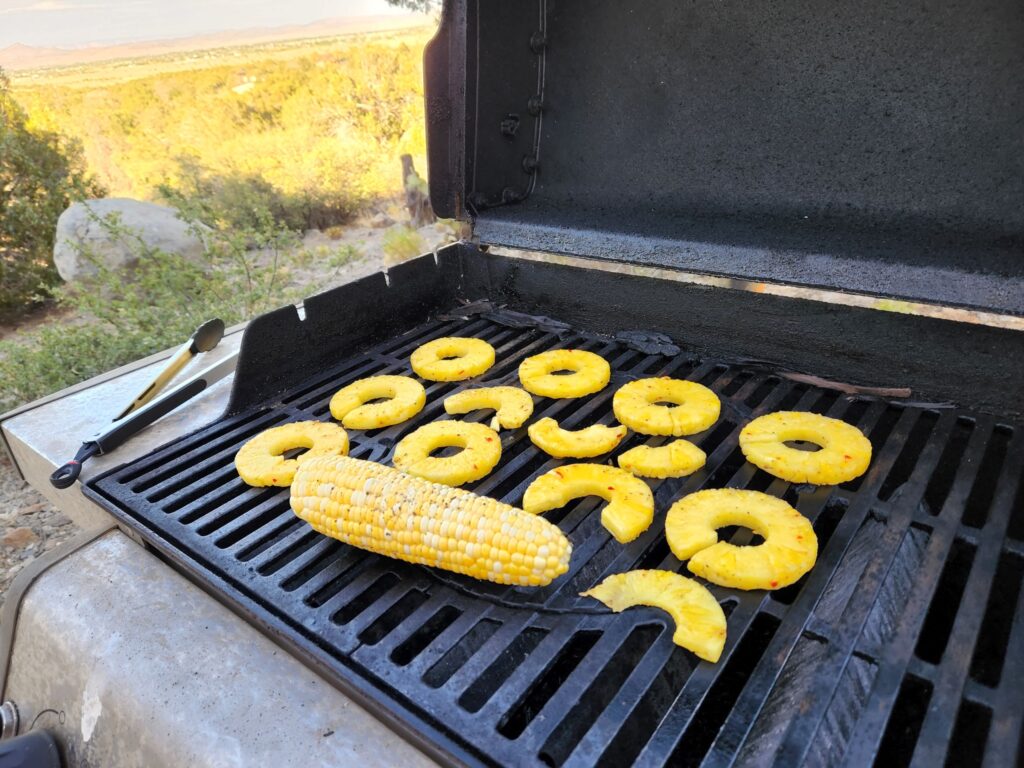 Brandy Marinated Grilled Pineapple – Left Over Ranch
