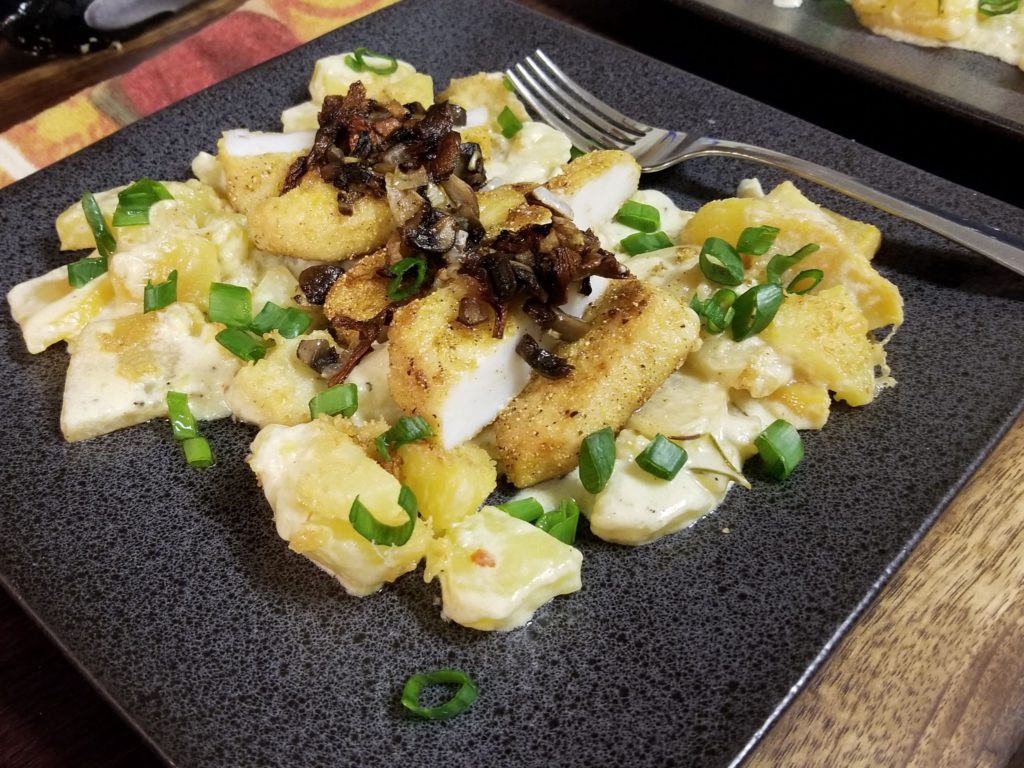 Seared Squid Steak - Left Over Ranch