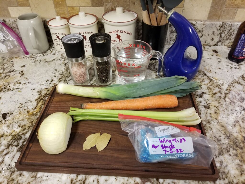 Homemade Stock – Left Over Ranch
