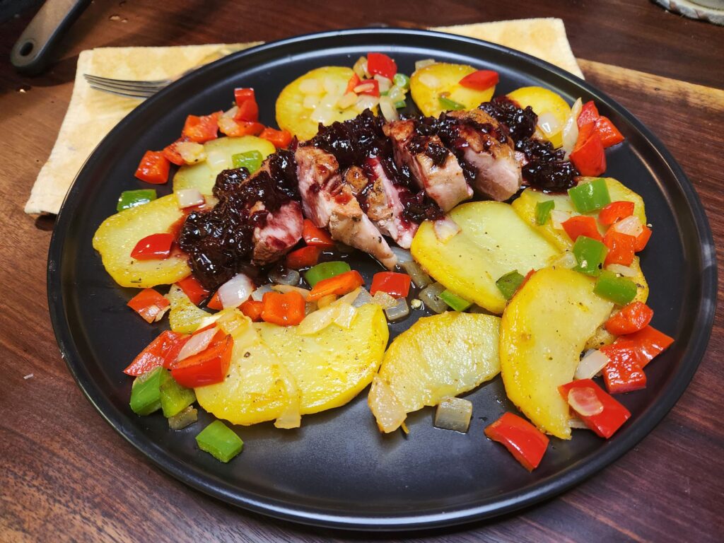 Smoked Duck Breast with Cherry Port Sauce - Left Over Ranch