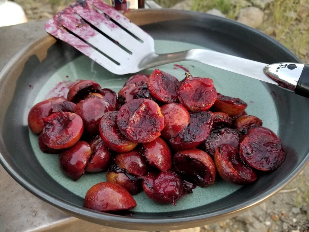 Marinated Pork Chops with Plum Chutney - Left Over Ranch